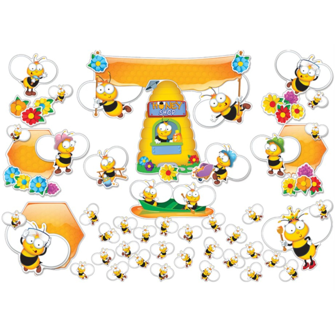 Buzz-Worthy Bees Bulletin Board Set | Classroom Display Set | The ...